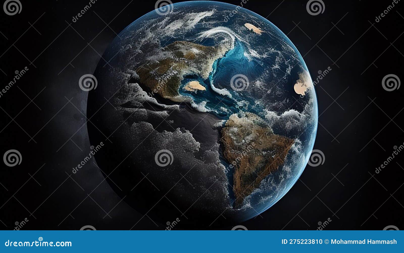 Dark Earth: a Realistic View from Space in High Definition, Made with ...