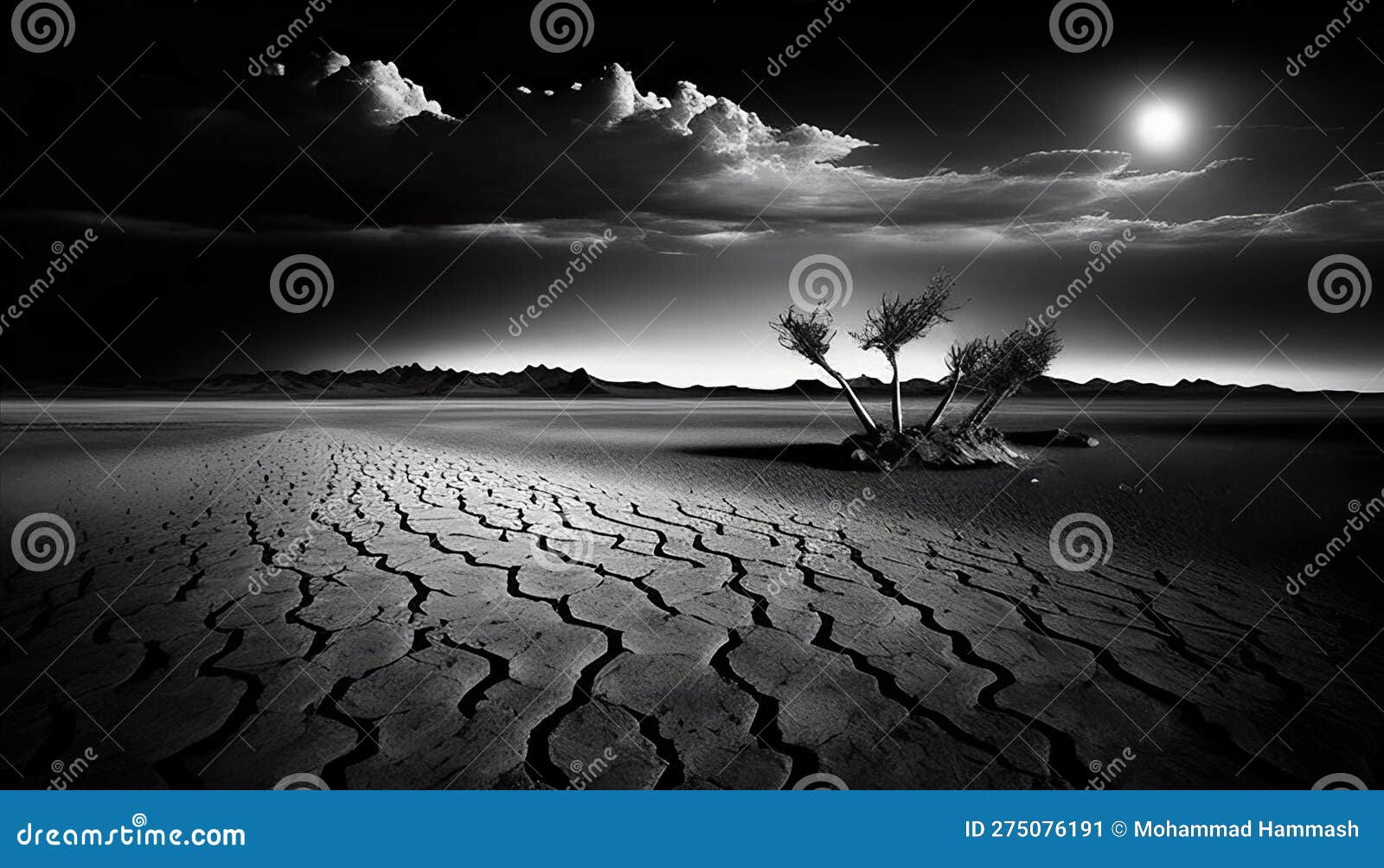 Dark and Empty Earth: a Post-Apocalyptic Landscape, Made with ...