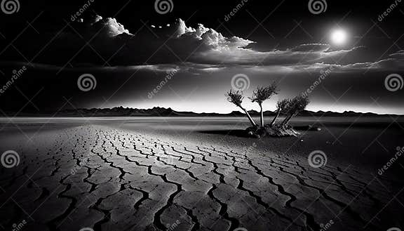 Dark and Empty Earth: a Post-Apocalyptic Landscape, Made with ...