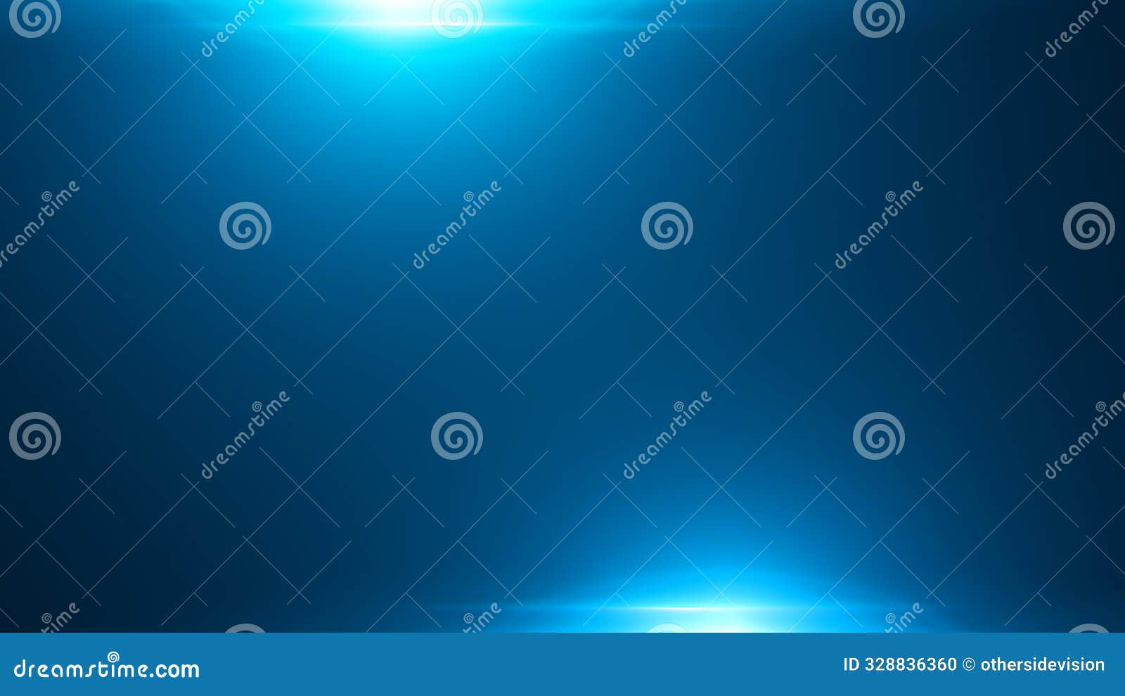 Dark Empty Scene, Blue Neon Searchlight Light Stock Photo - Image of ...