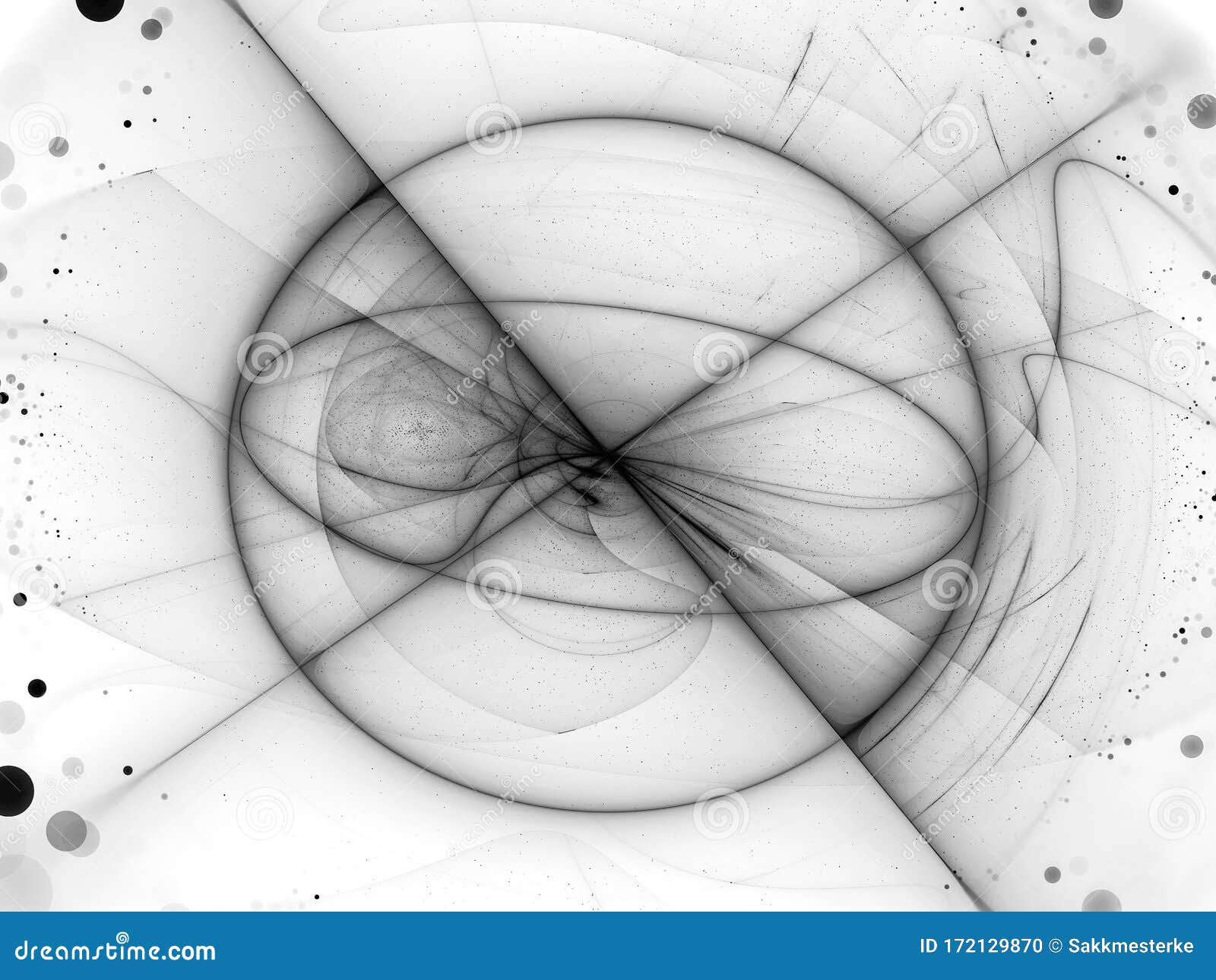 Dark Energy Burst with Spherical Force Field Stock Illustration ...