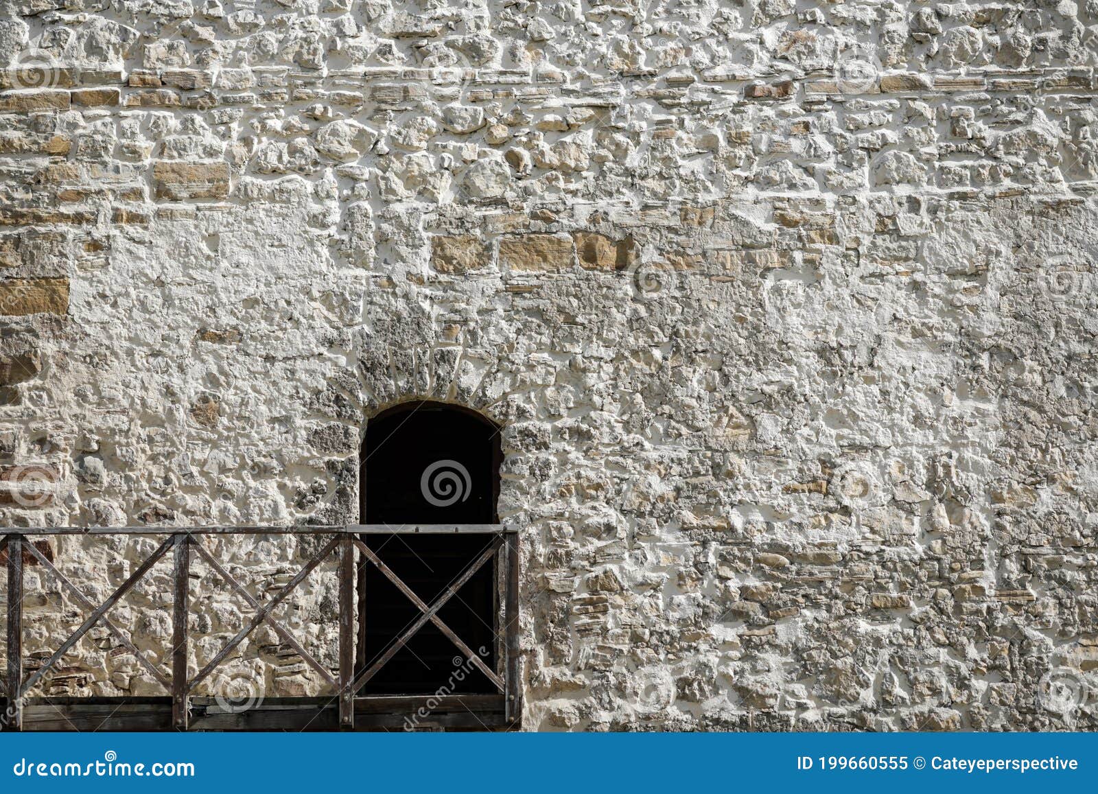 Dark Entrance Inside a Medieval Stone Tower Stock Image - Image of ...