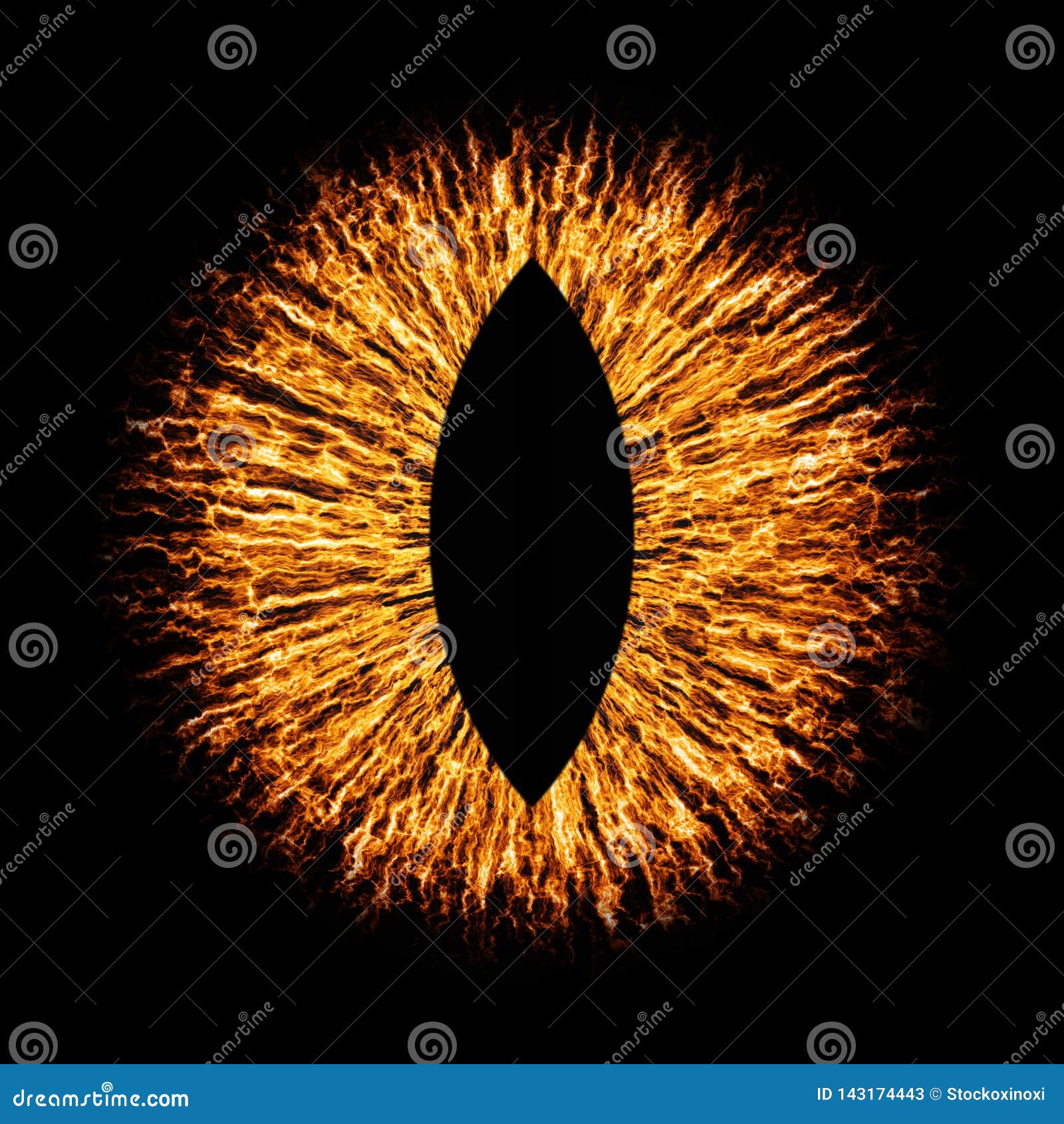 The Eye Of Sauron In The Dark With Fire And Smoke In The Background ...