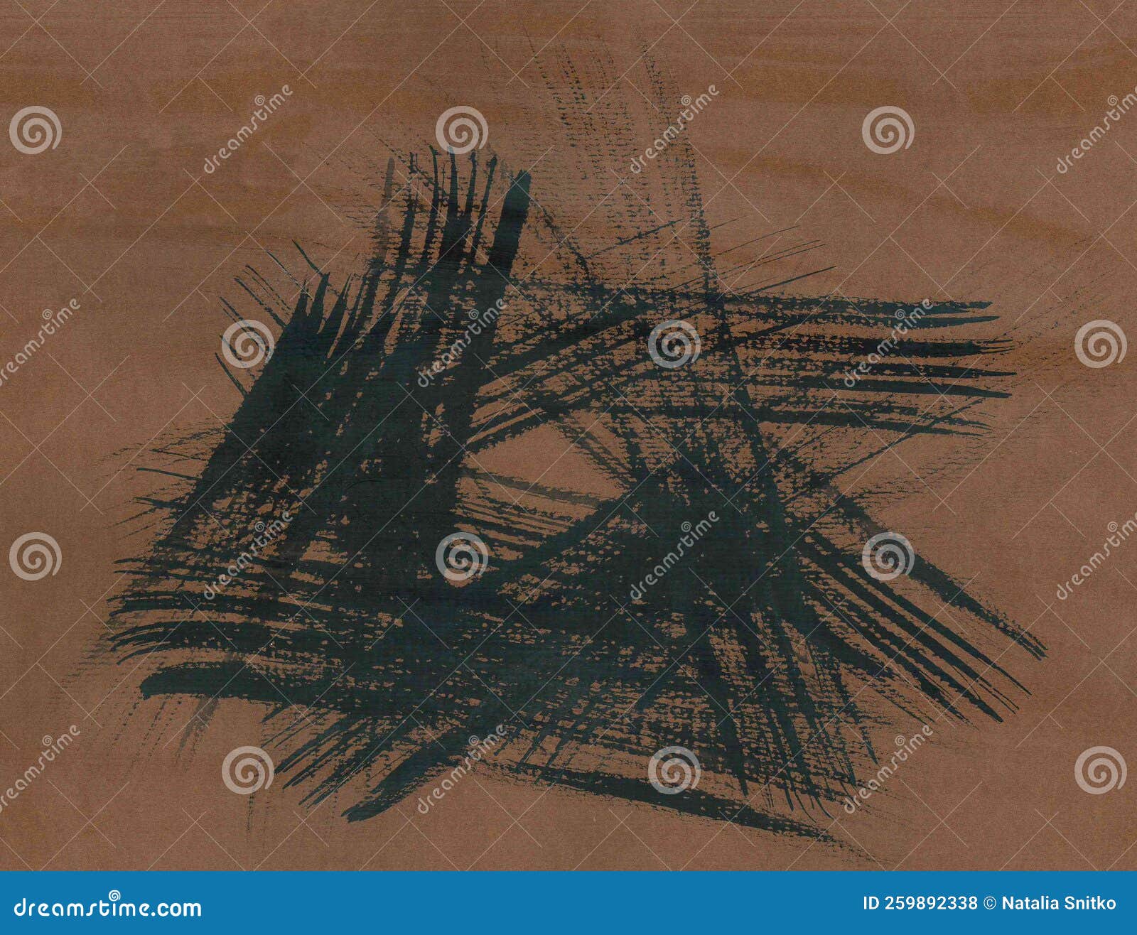 Dark Expressive Lines that Make Up an Asymmetric Geometric Star Stock ...