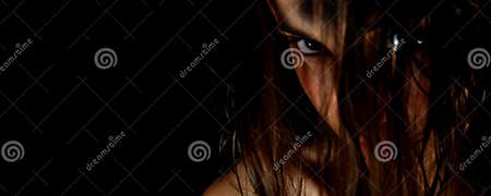 Dark face #4 stock image. Image of sharp, adult, face, nighttime - 199683