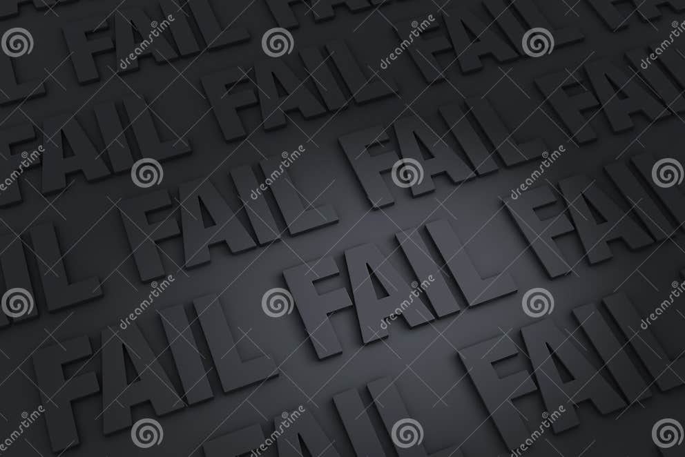 Dark Fail Background stock illustration. Illustration of embarrassment ...