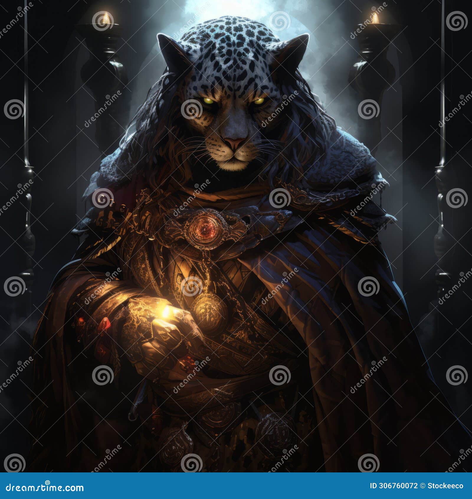 Dark Fantasy Jaguar with Armour Inspired by Darkest Dungeon Stock ... Dark Fantasy Jaguar with Armour Inspired by Darkest Dungeon Stock ...