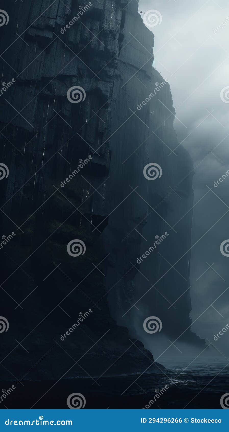 Dark Fantasy Wall Art: Monolithic Structures and Gravity-defying ...