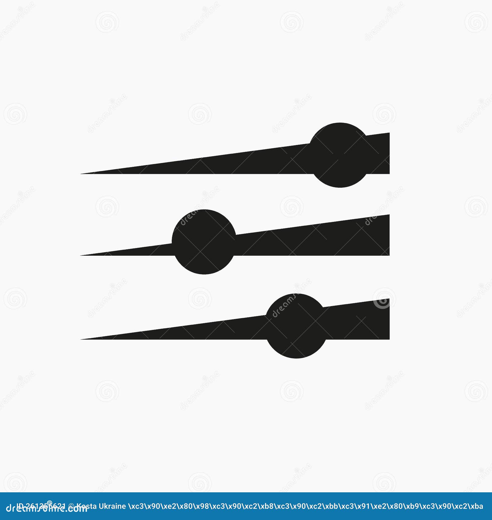 Settings Filter Mixer Icon Slider Pictogram Or Level Adjustment Ui ...