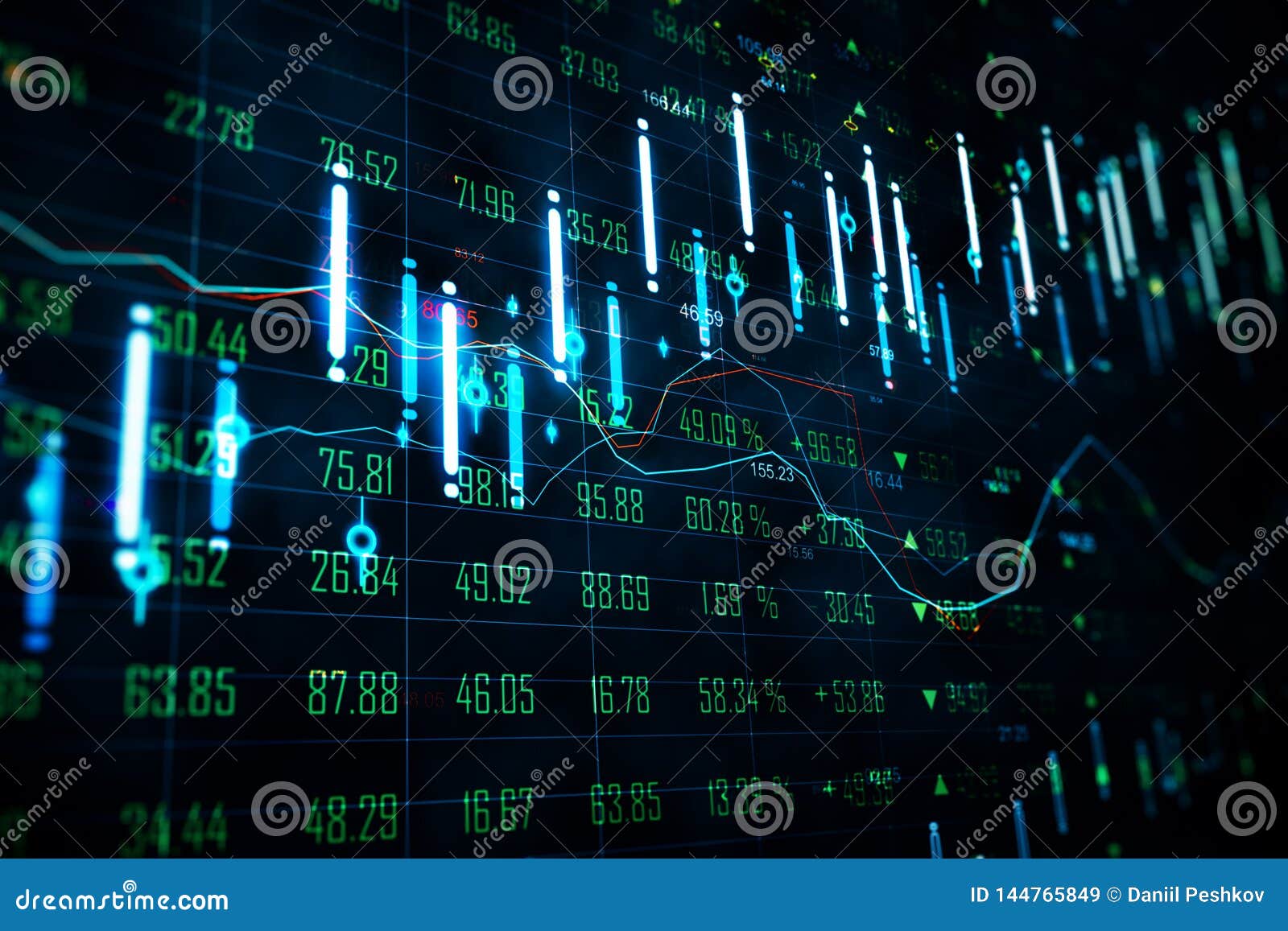 Dark and finance backdrop stock illustration. Illustration of finance ...