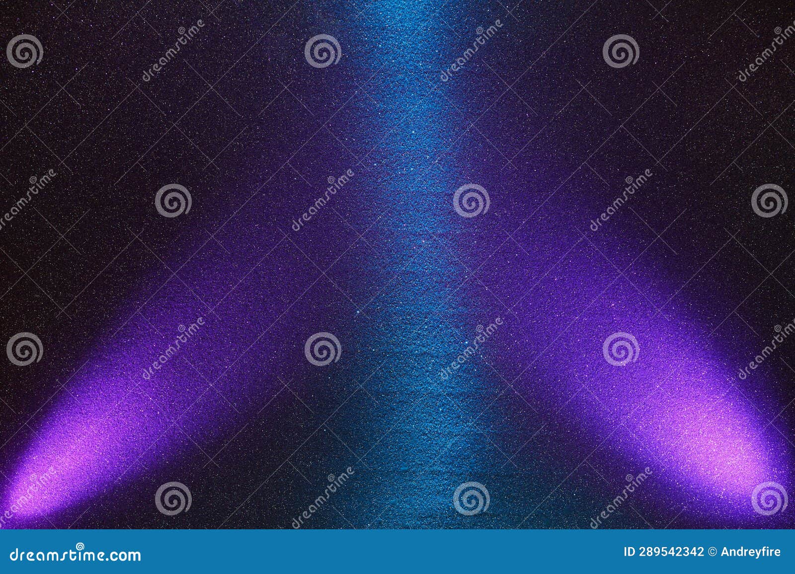 On a Dark, Finely Grained Background, Central Blue and Lateral Violet ...