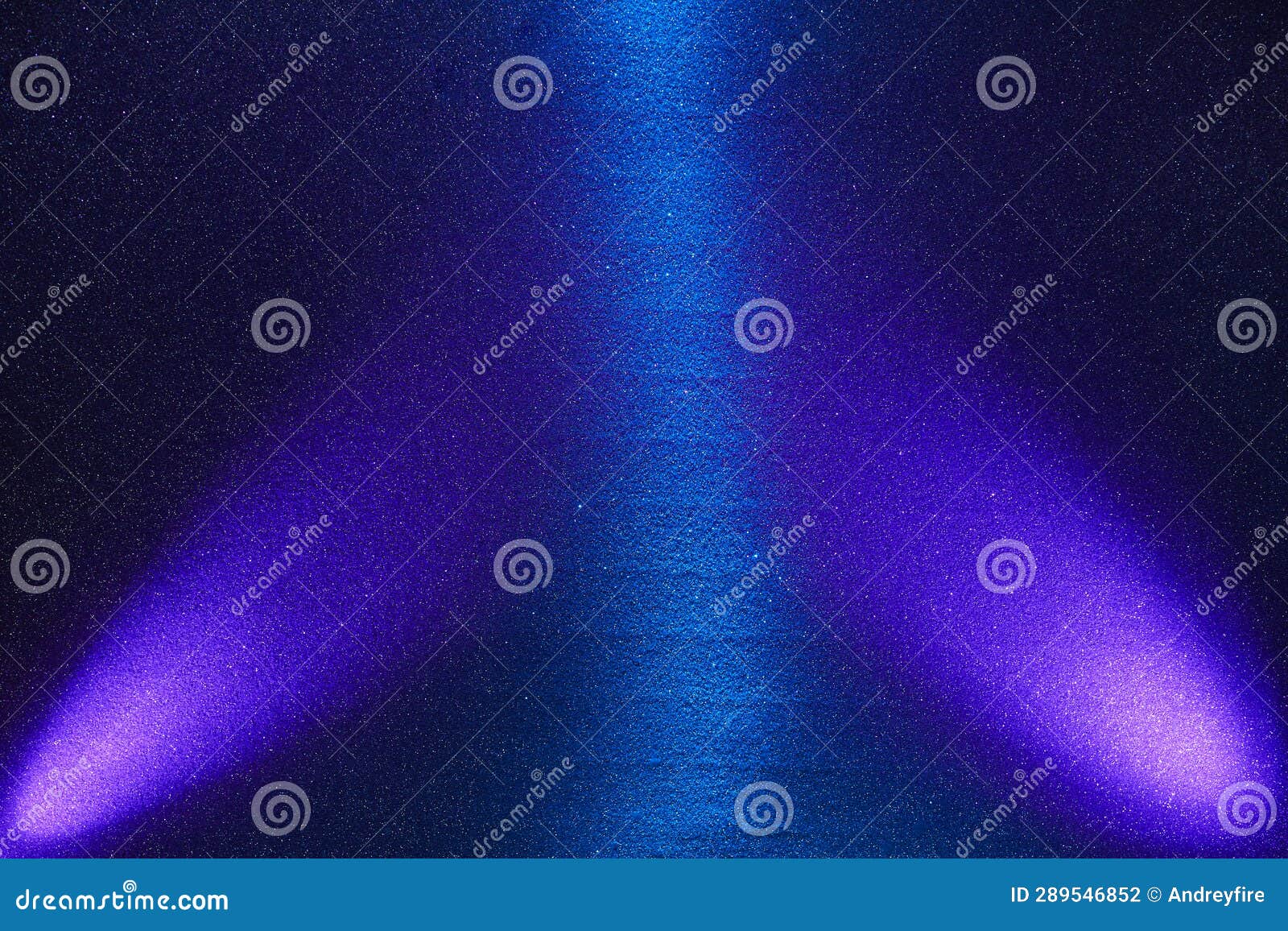 On a Dark, Finely Grained Background, Central Blue and Lateral Violet ...