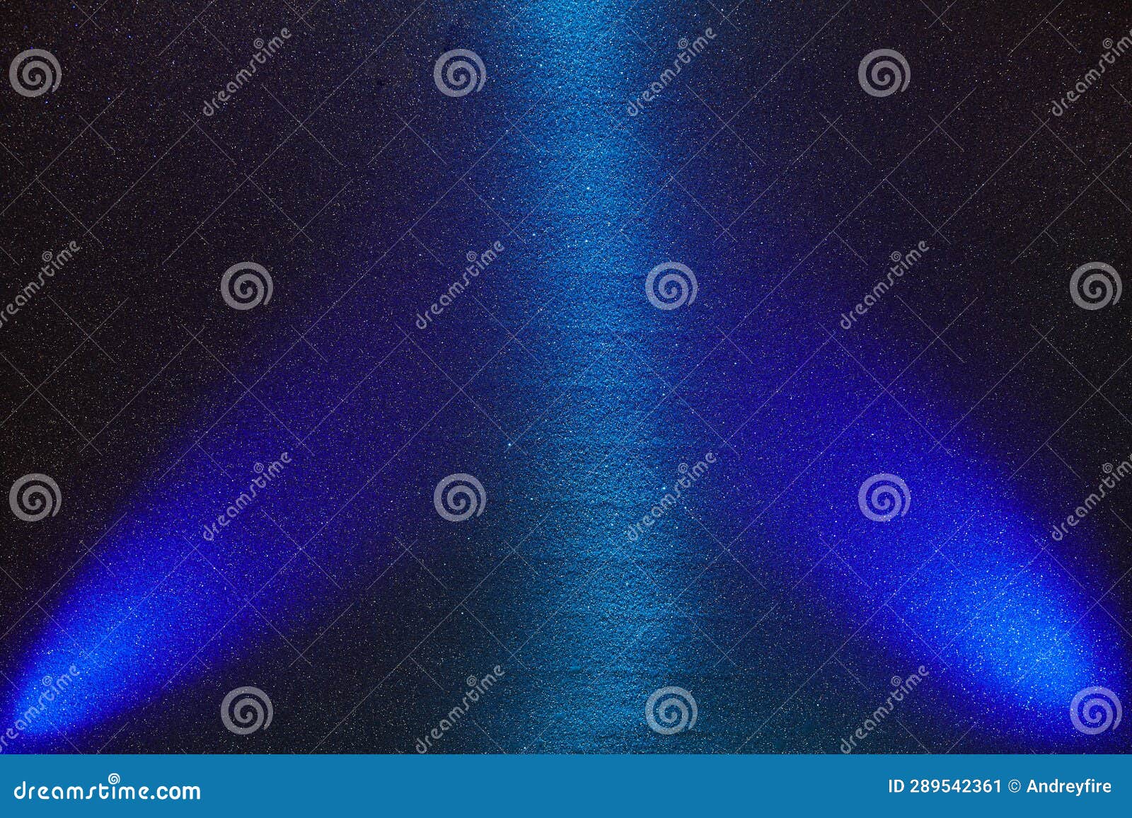On a Dark Finely Grained Background, the Central Light Blue and Side ...