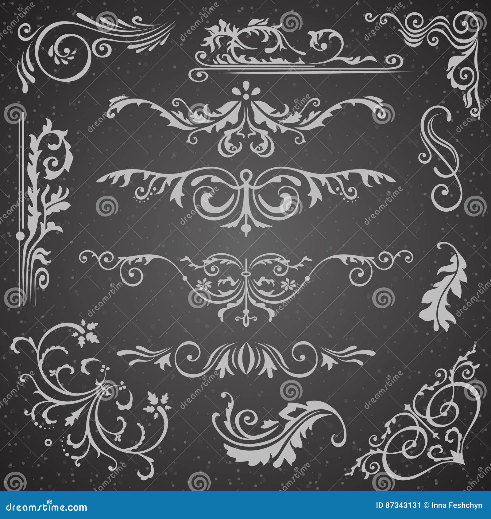 Victorian Corner Border Design