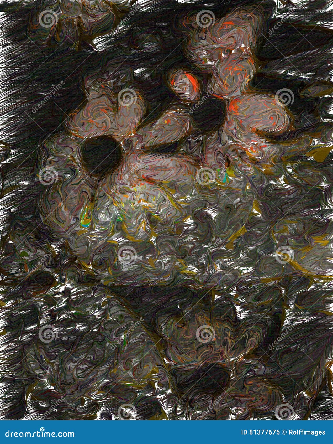 Dark flowers stock illustration. Illustration of beauty - 81377675