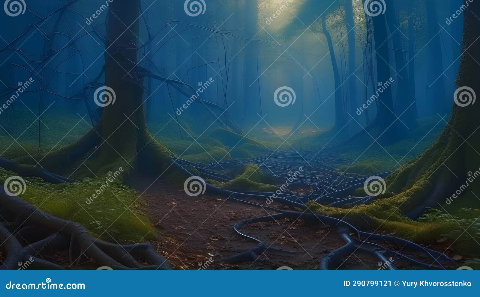 The Dark Forest Becomes a Labyrinth Studded with Distorted Trees and ...