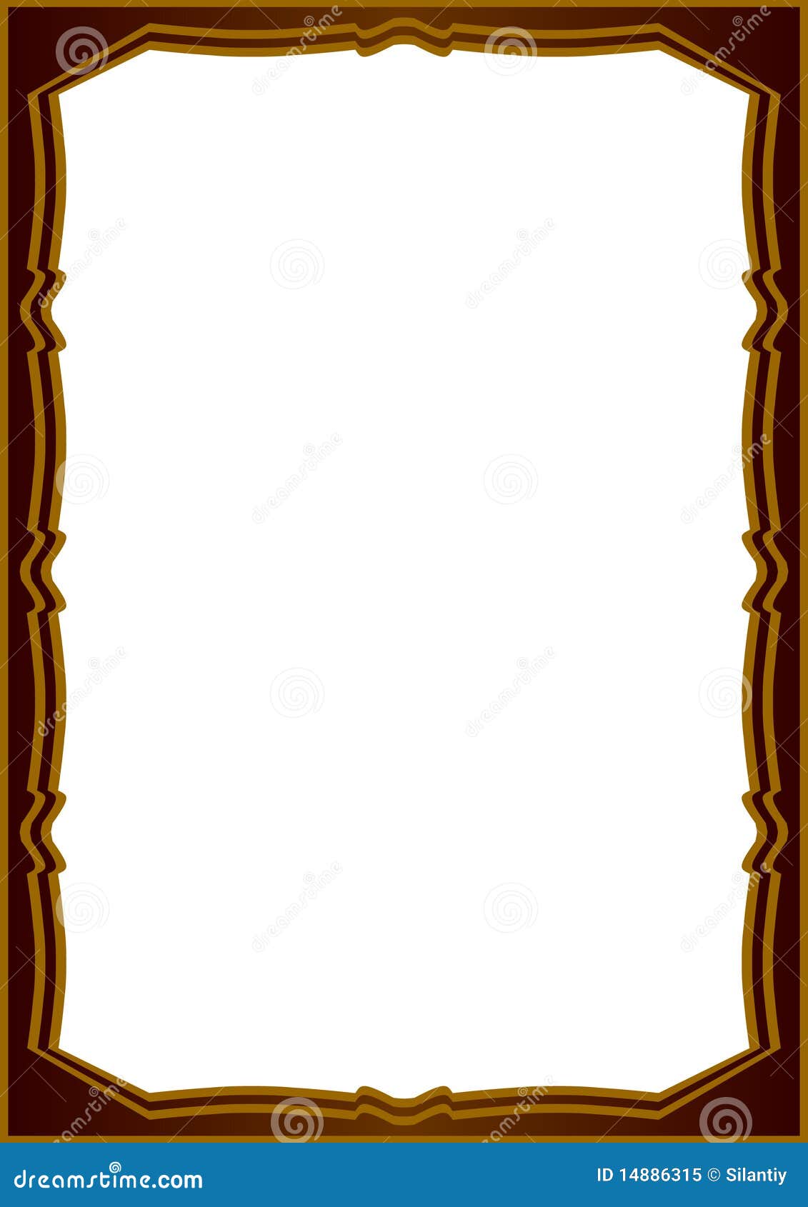 Dark frame. stock vector. Illustration of certificate - 14886315