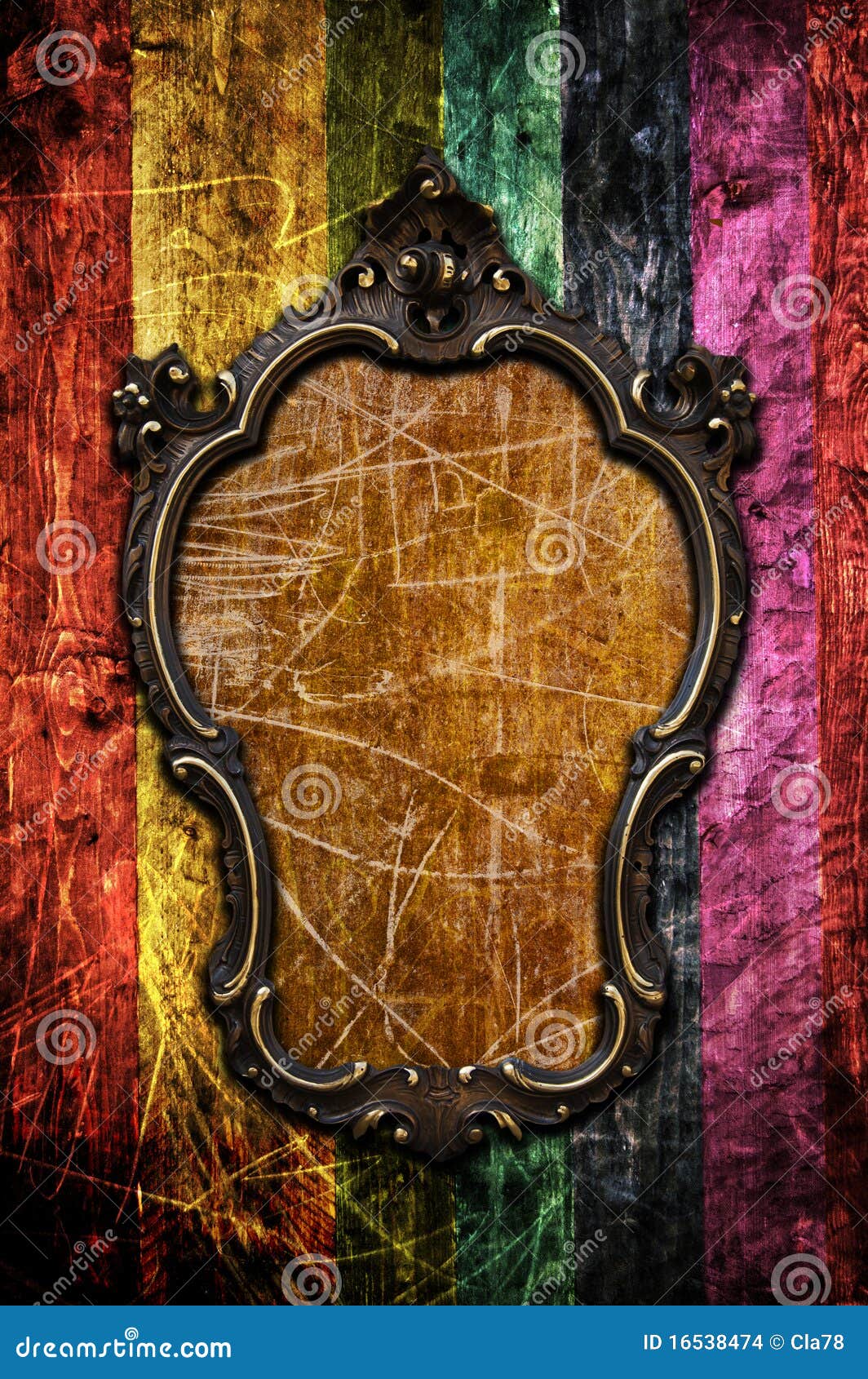 Dark frame stock photo. Image of interior, rusted, museum - 16538474