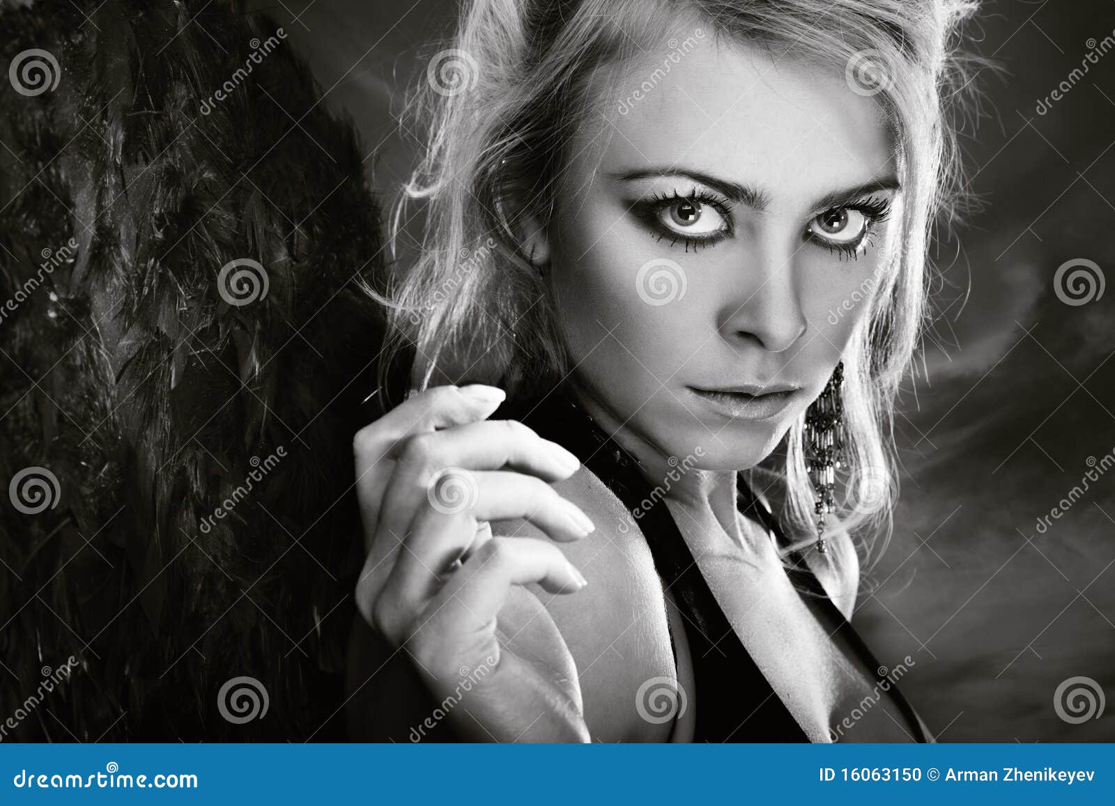 Dark glamour stock photo. Image of human, beauty, pleasure - 16063150
