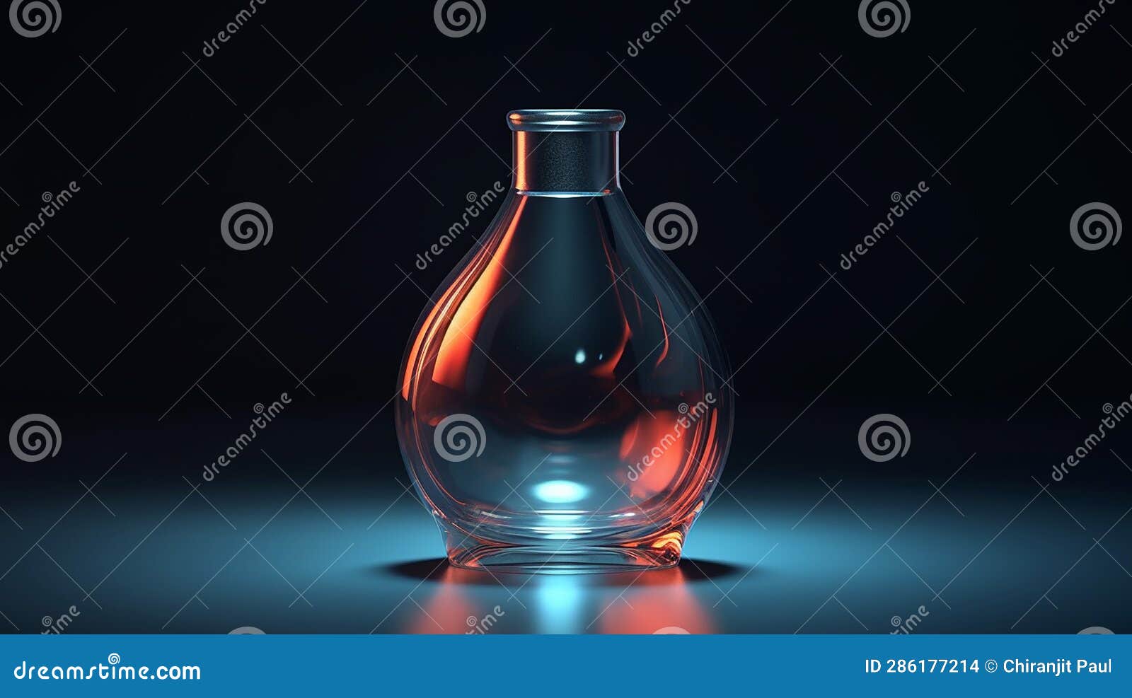 Dark Glass Bottle with Single Liquid Drop Stock Photo - Image of drop ...
