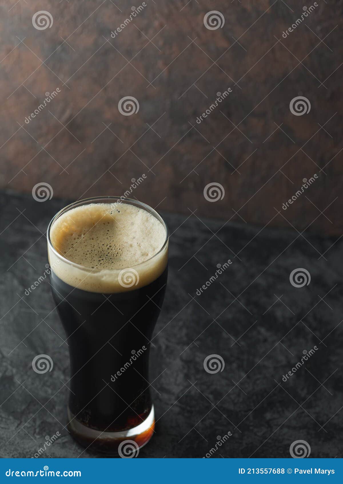 The Dark Glass of the Craft Beer Porter Stock Photo - Image of alcohol ...