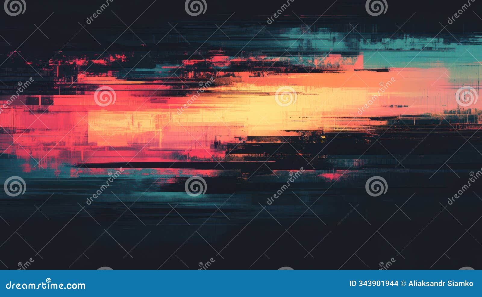 Dark Glitch Background with Digital Distortion Effects Stock ...