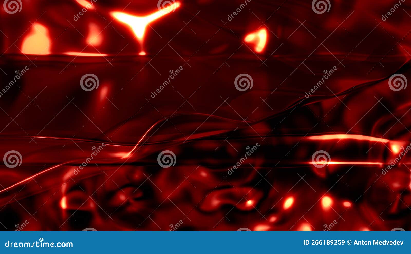 Dark Glowing Red Reflective Waves Bokeh Backdrop - Abstract 3D ...