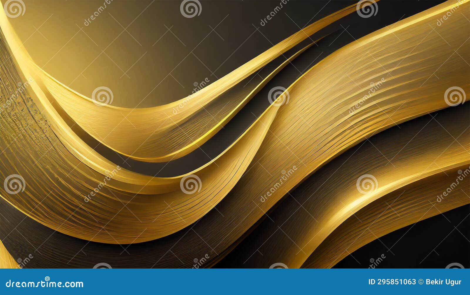 Dark Gold Elegance Abstract Luxury Backdrop. AI Generated Stock ...
