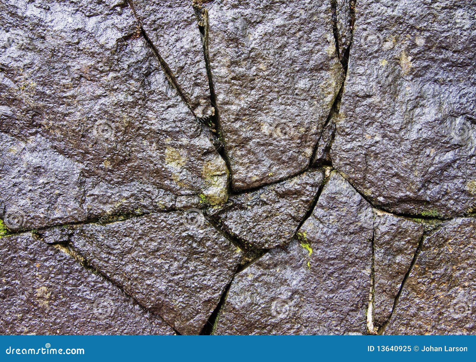 Dark granite rock wall stock image. Image of rough, shiny - 13640925