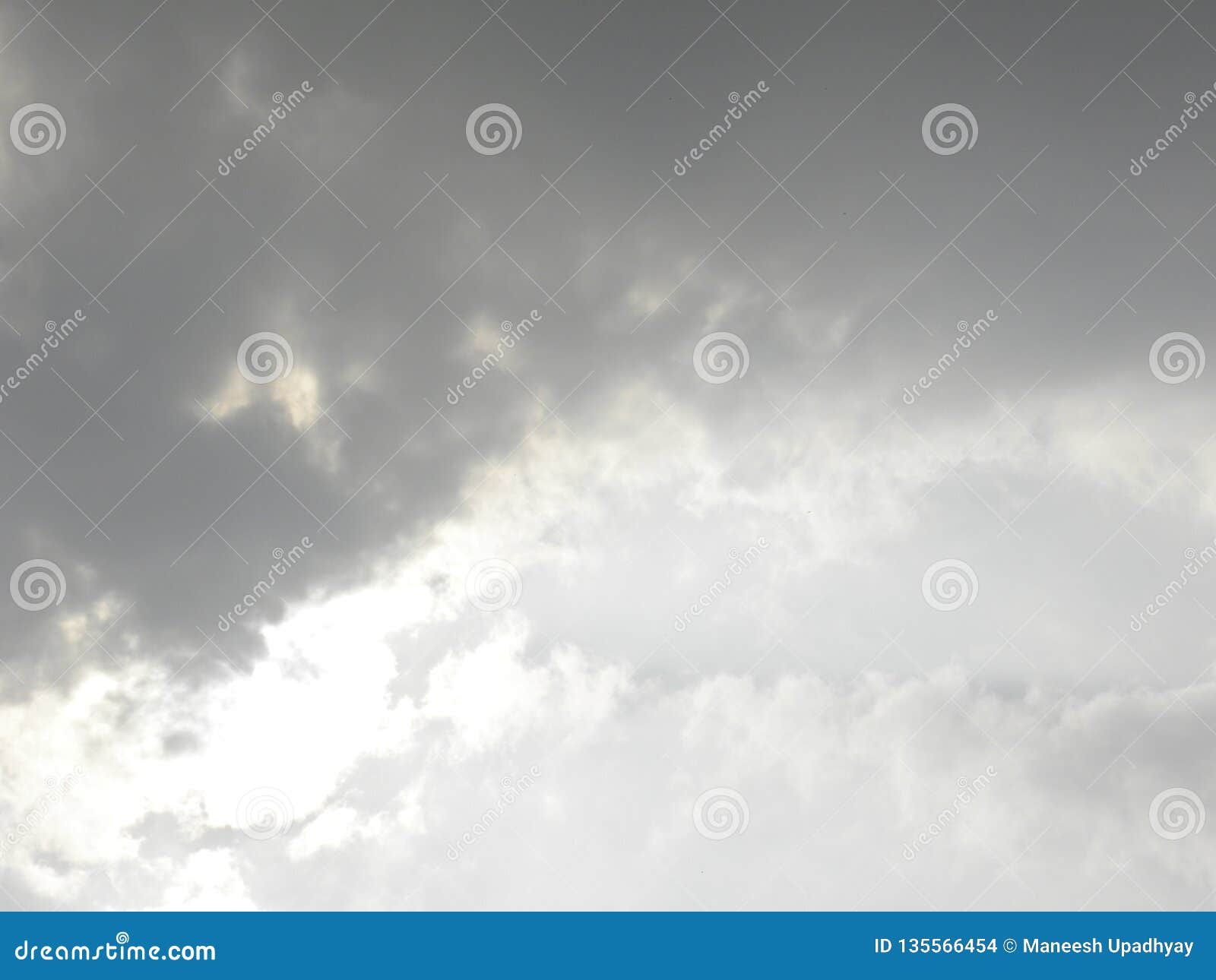 Dark Gray Clouds with Sun Rays Stock Photo - Image of rays, cloud ...