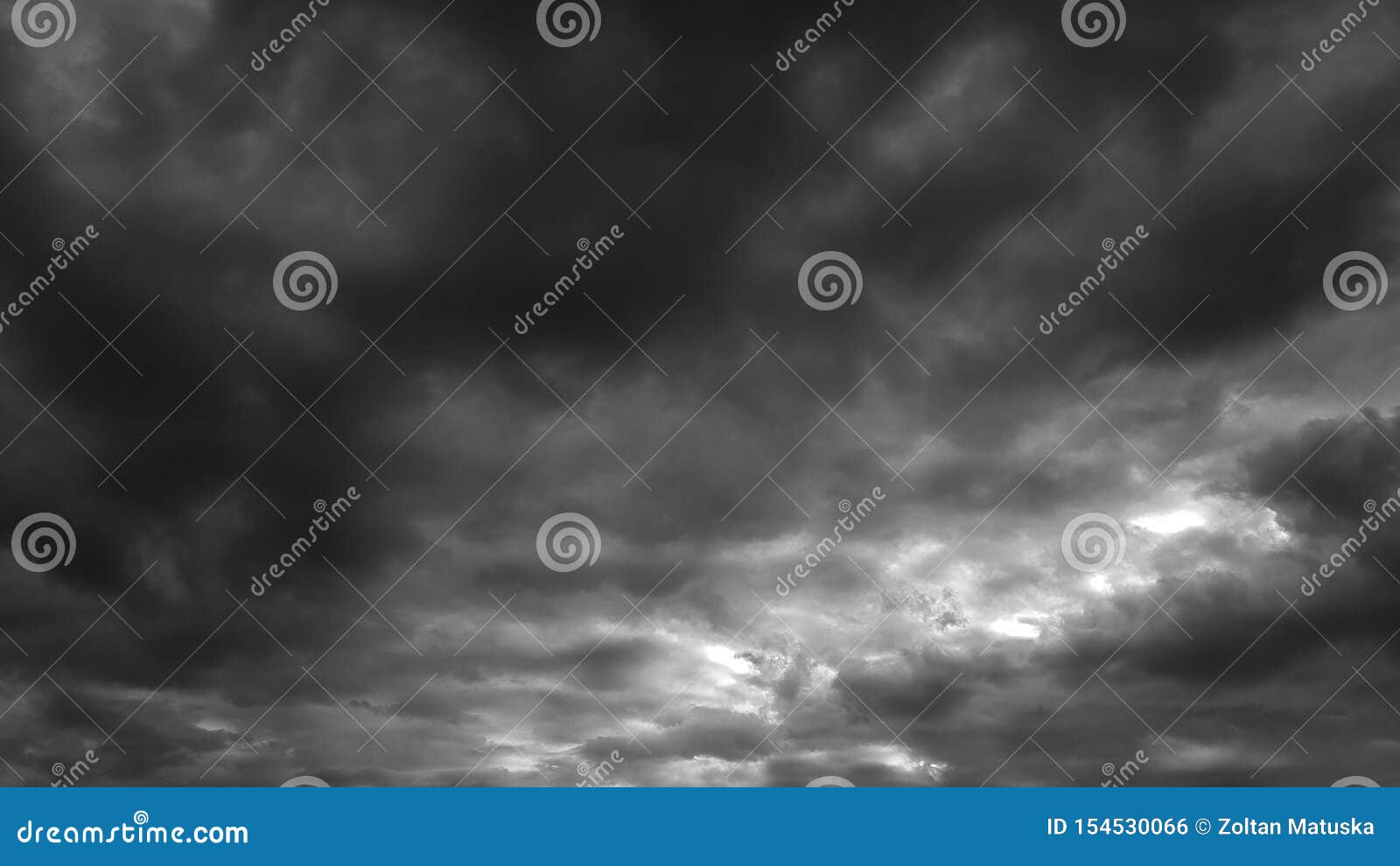 Dark Gray Dramatic Sky Whith Clouds Summer Cloudscape Natural ...