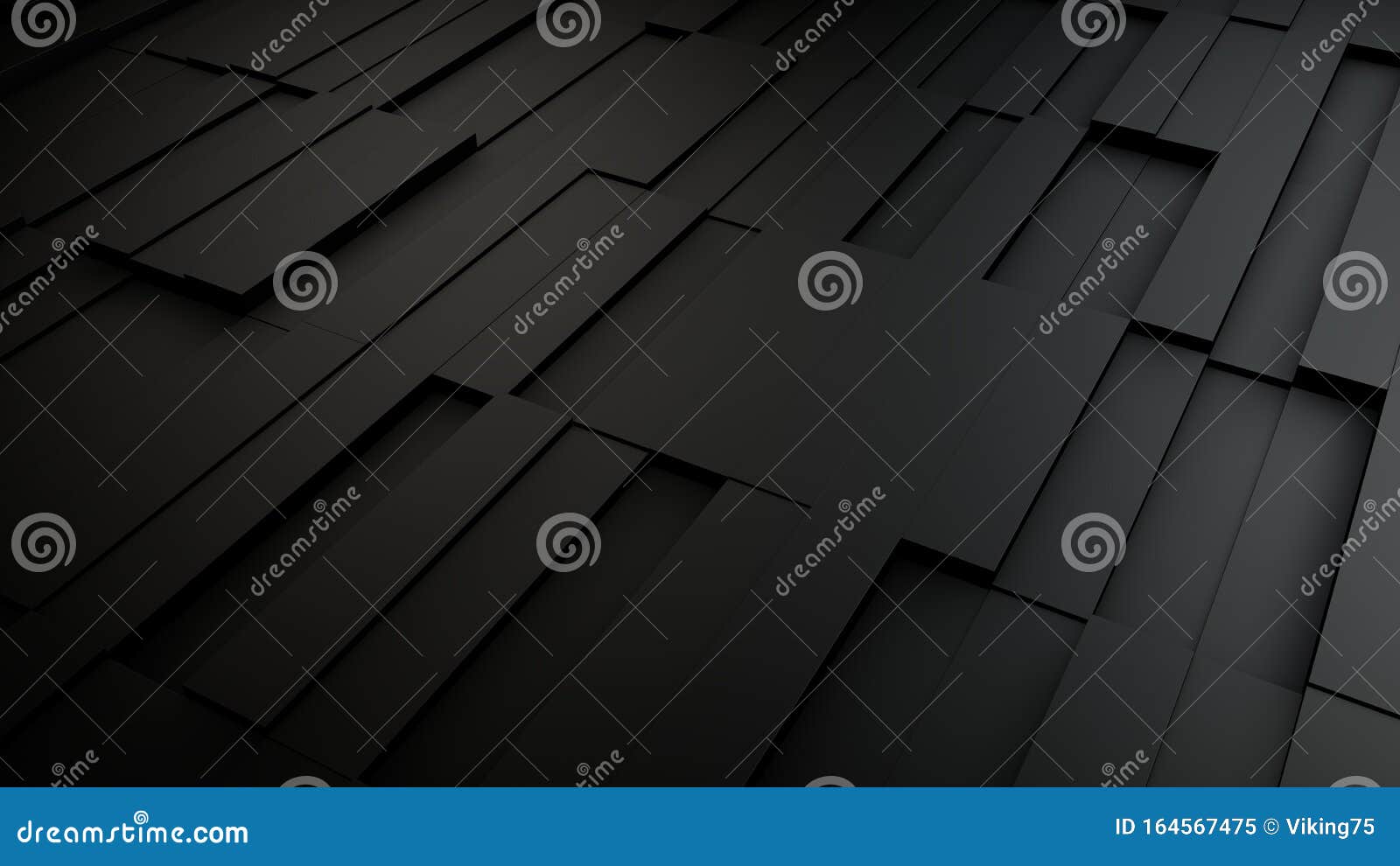 Dark Gray Futuristic Abstract Cubes Background Stock Illustration ...