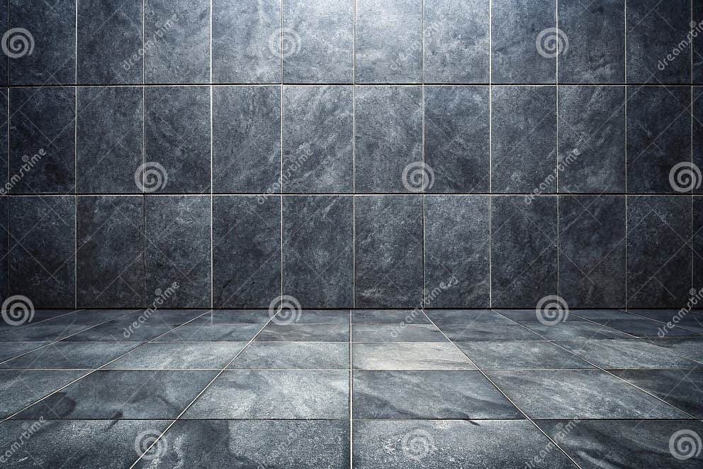 Subtle Sophistication: Dark Gray Granite Tile Texture with Vertical ...