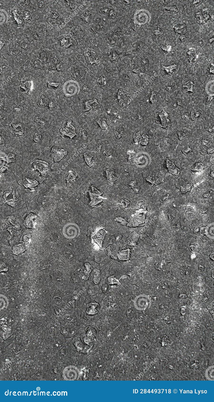 Dark Gray Granular Wall Texture. Vertical Arrangement. Stock Photo ...