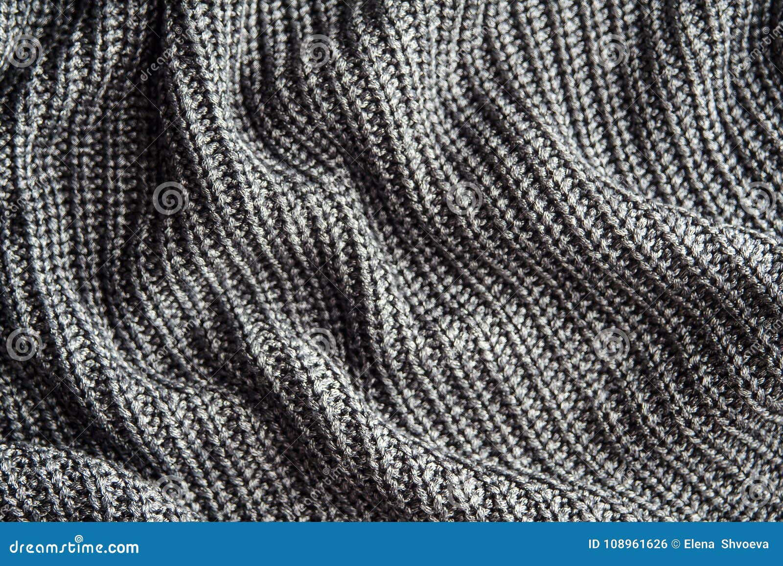 Dark Gray Knitting Texture Background or Knitted Pattern Background ...