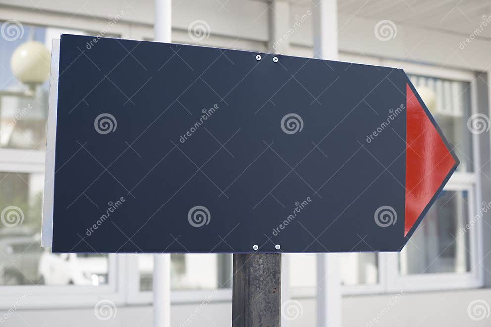 Dark Gray Pointer, Template for an Inscription Stock Photo - Image of ...