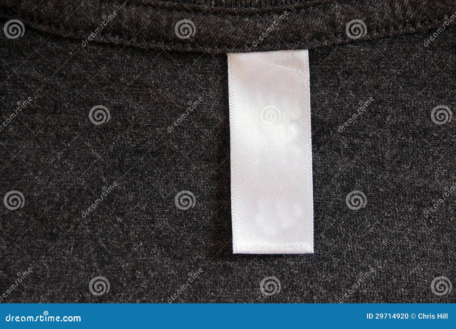 Dark Gray Shirt Label stock photo. Image of gray, shabby - 29714920