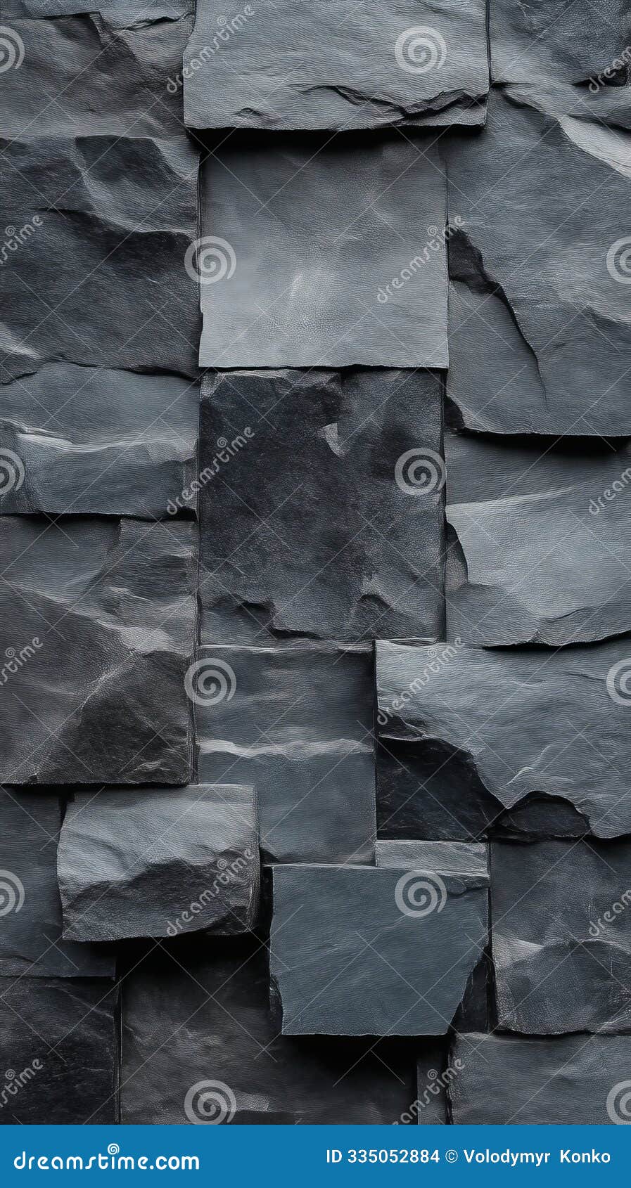 Dark Gray Slate Stone Wall Texture, Seamless Pattern. Architectural and ...