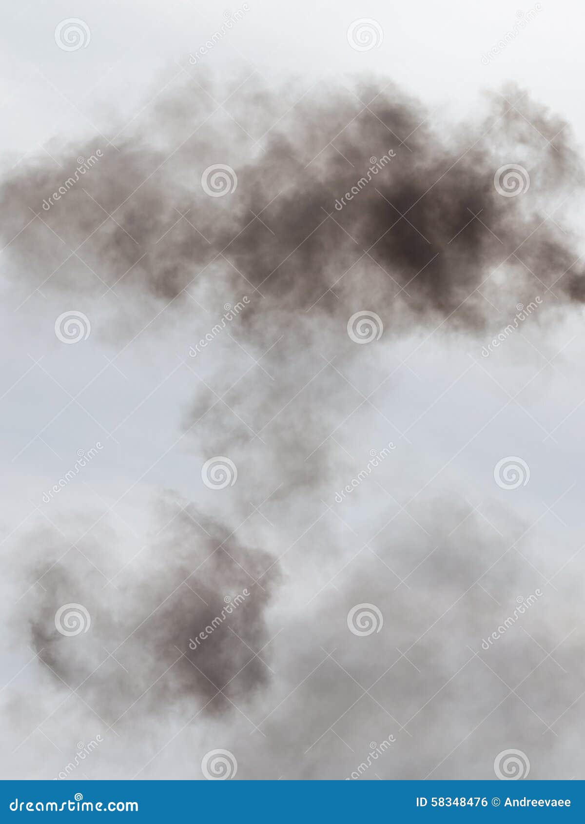 Dark gray smoke stock photo. Image of impurity, chemical - 58348476