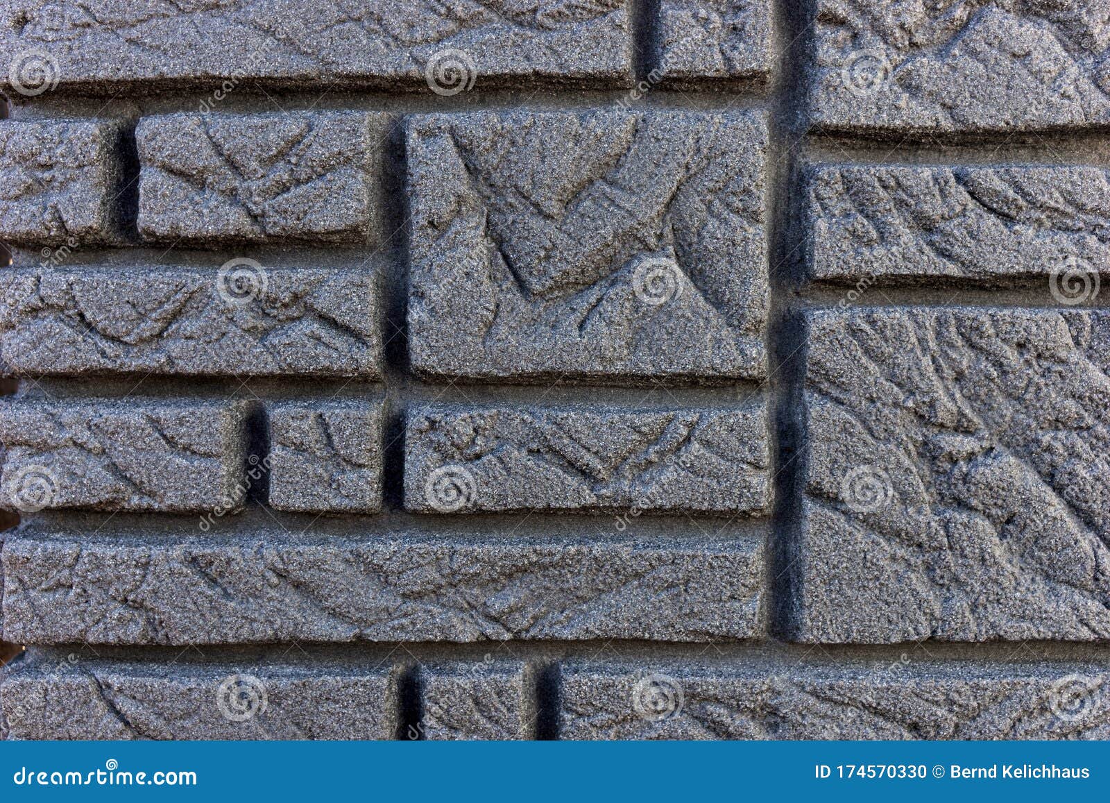 Dark Gray Stone Wall with Rectangular Structure Stock Photo - Image of ...