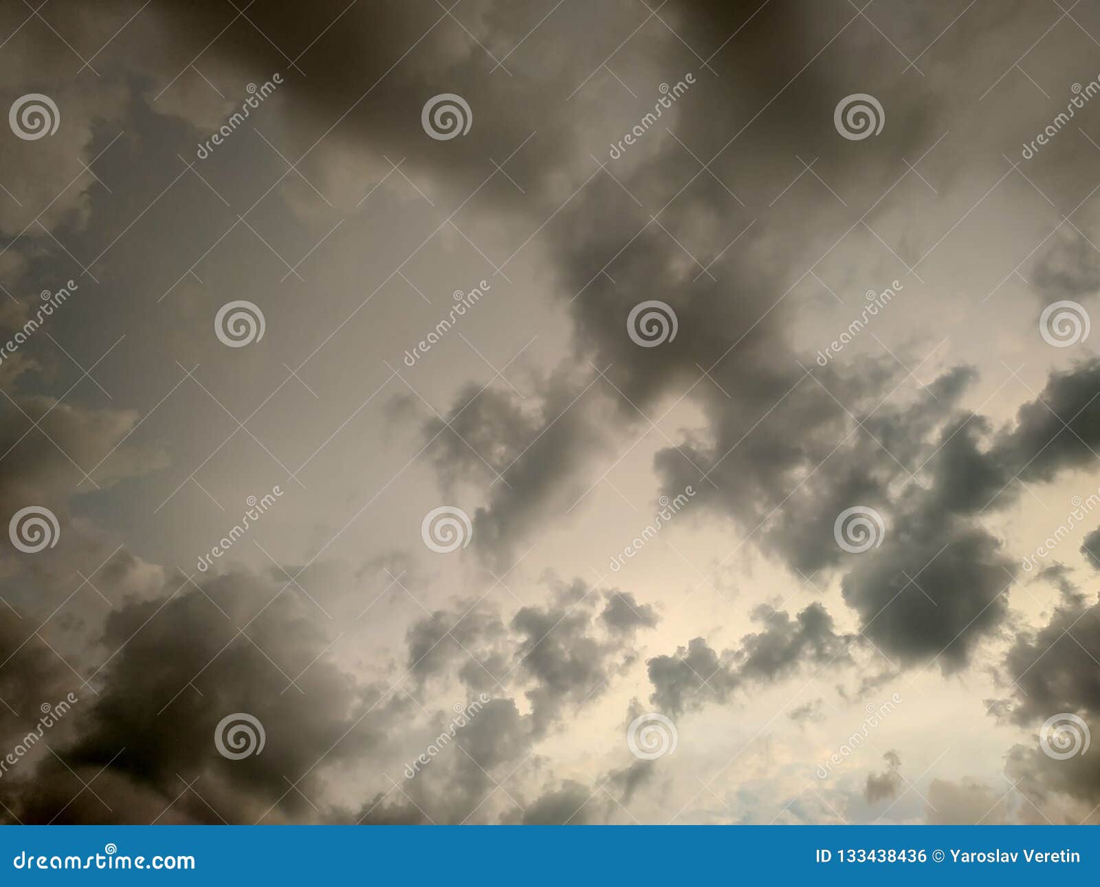 Dark Gray Storm Clouds after the Rain Stock Photo - Image of dark ...