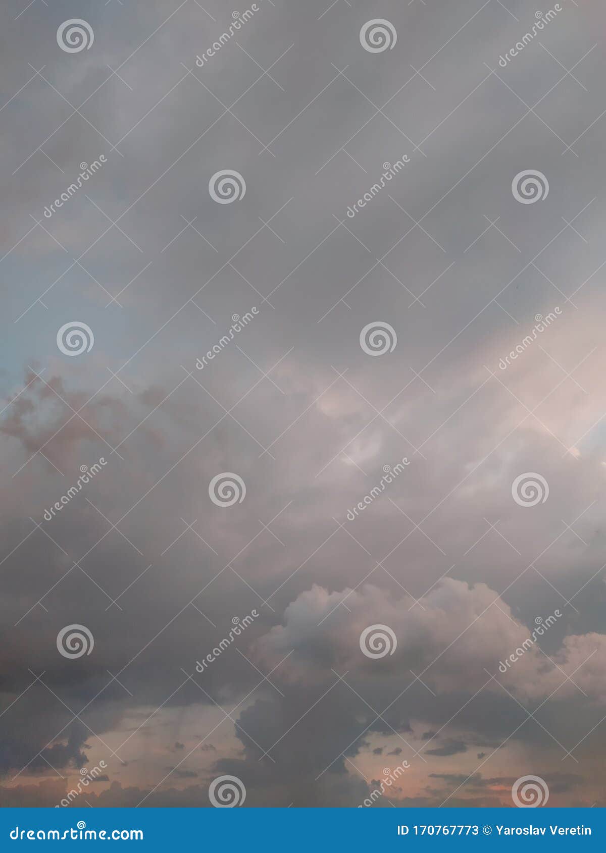 Dark Gray Storm Clouds after the Rain Stock Image - Image of light ...