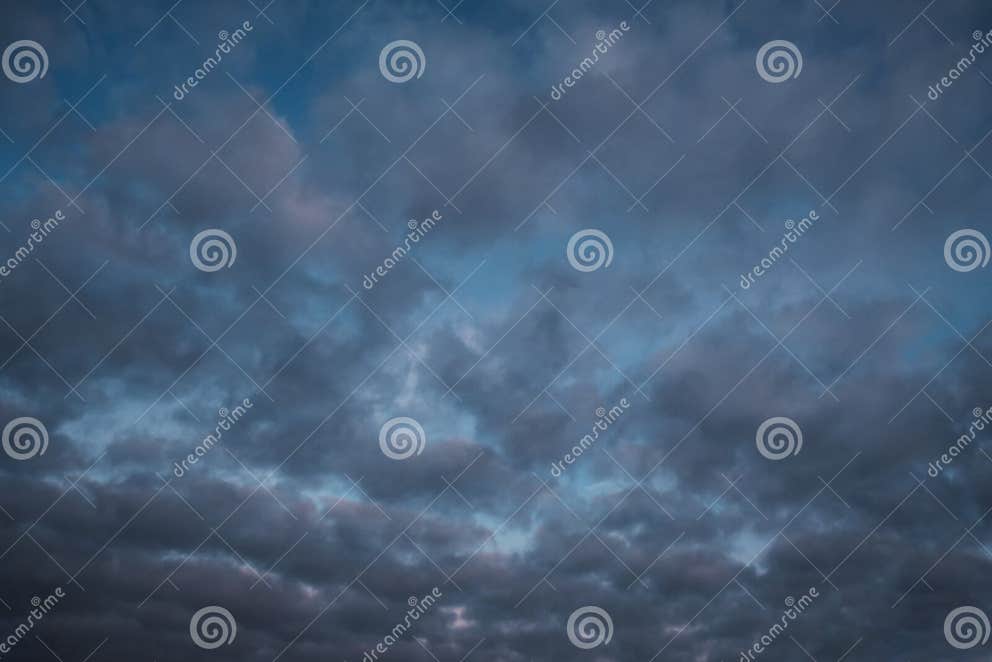 Dark Gray Storm Clouds after the Rain Stock Photo - Image of grand ...