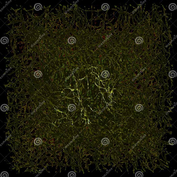 Dark Green Abstract Mess-up Background Stock Illustration ...