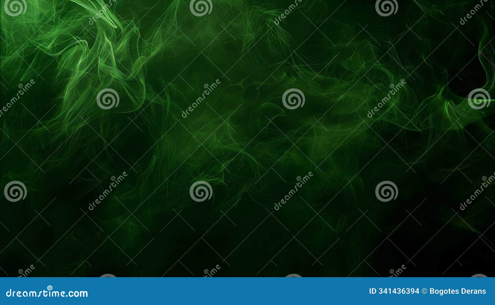Dark Green Abstract Smoky Patterns Background Visualization Abstract ...