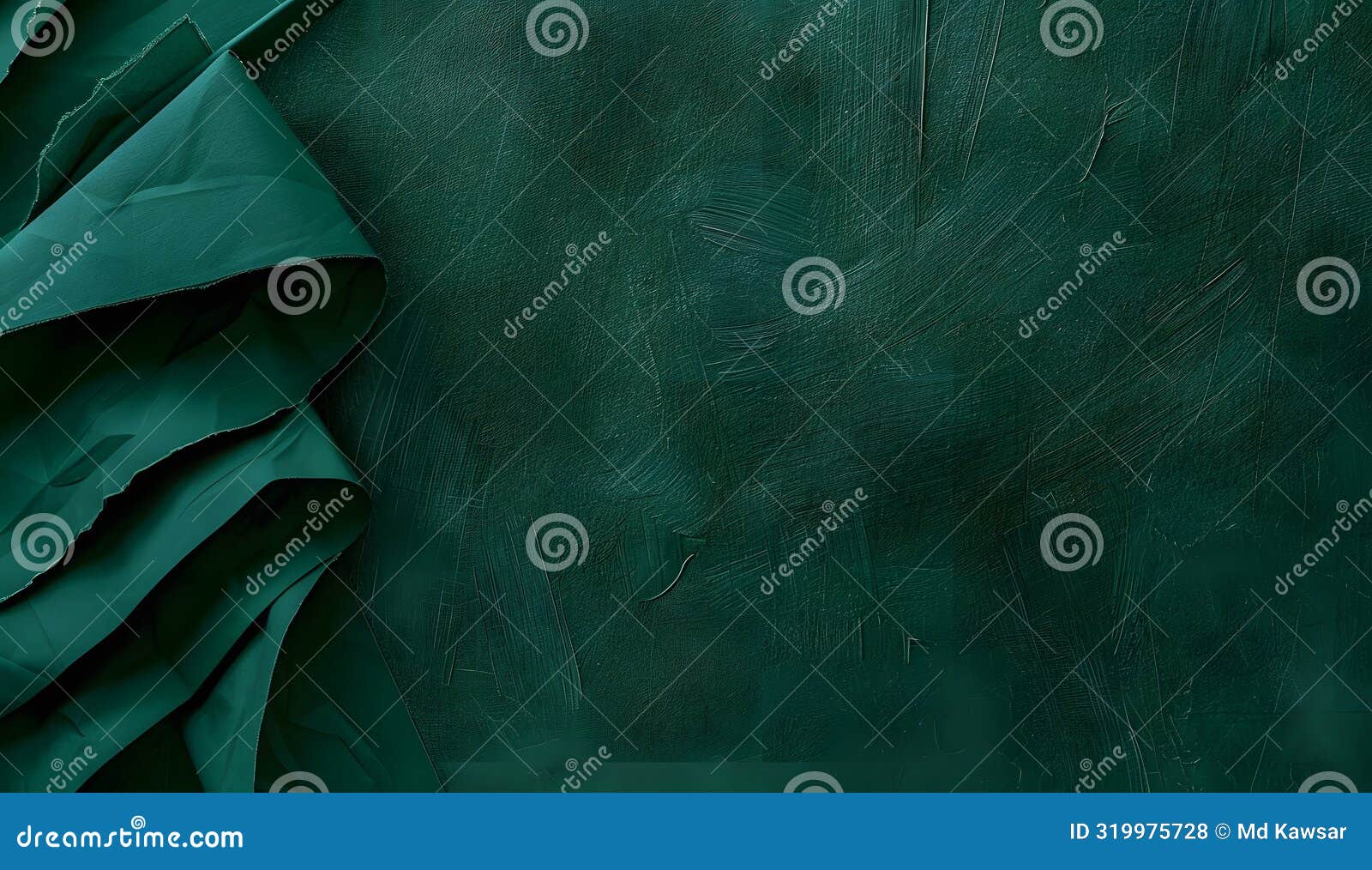 Dark Green Background with Copy Space for Design Stock Illustration ...