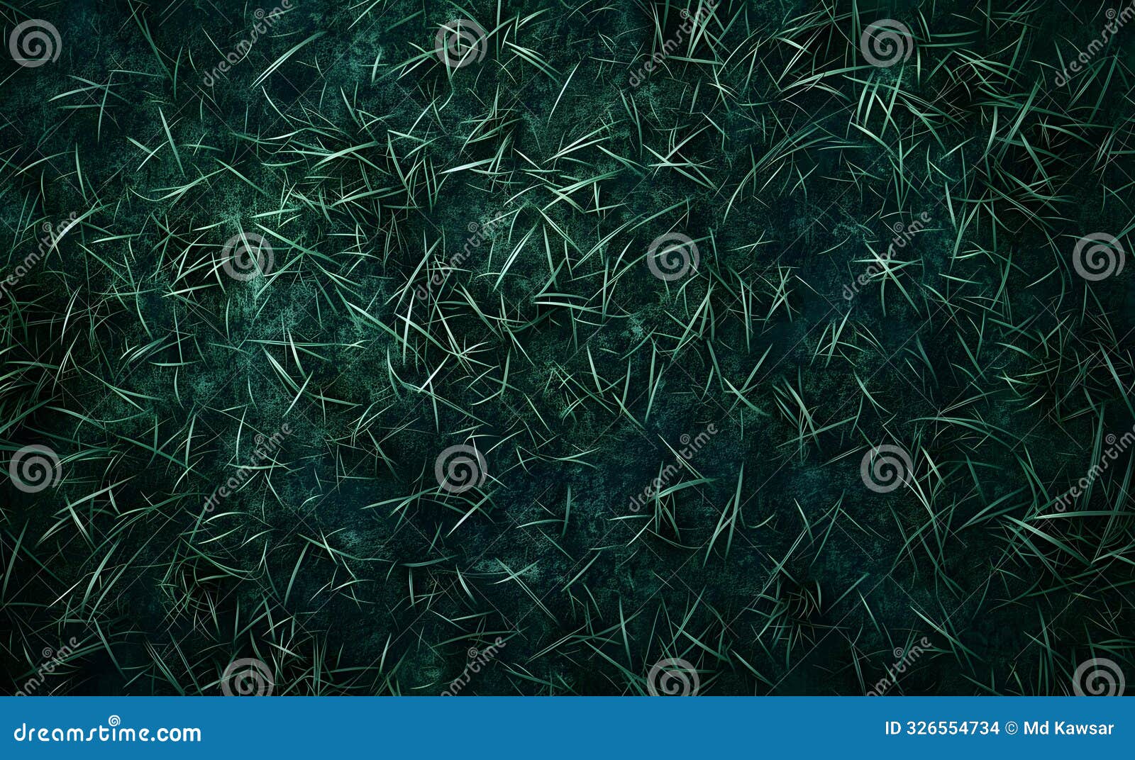 Dark Green Grass Texture Seamless Pattern Stock Illustration ...