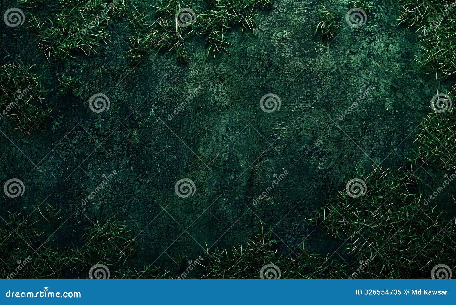 Dark Green Grass Texture Background Stock Illustration - Illustration ...
