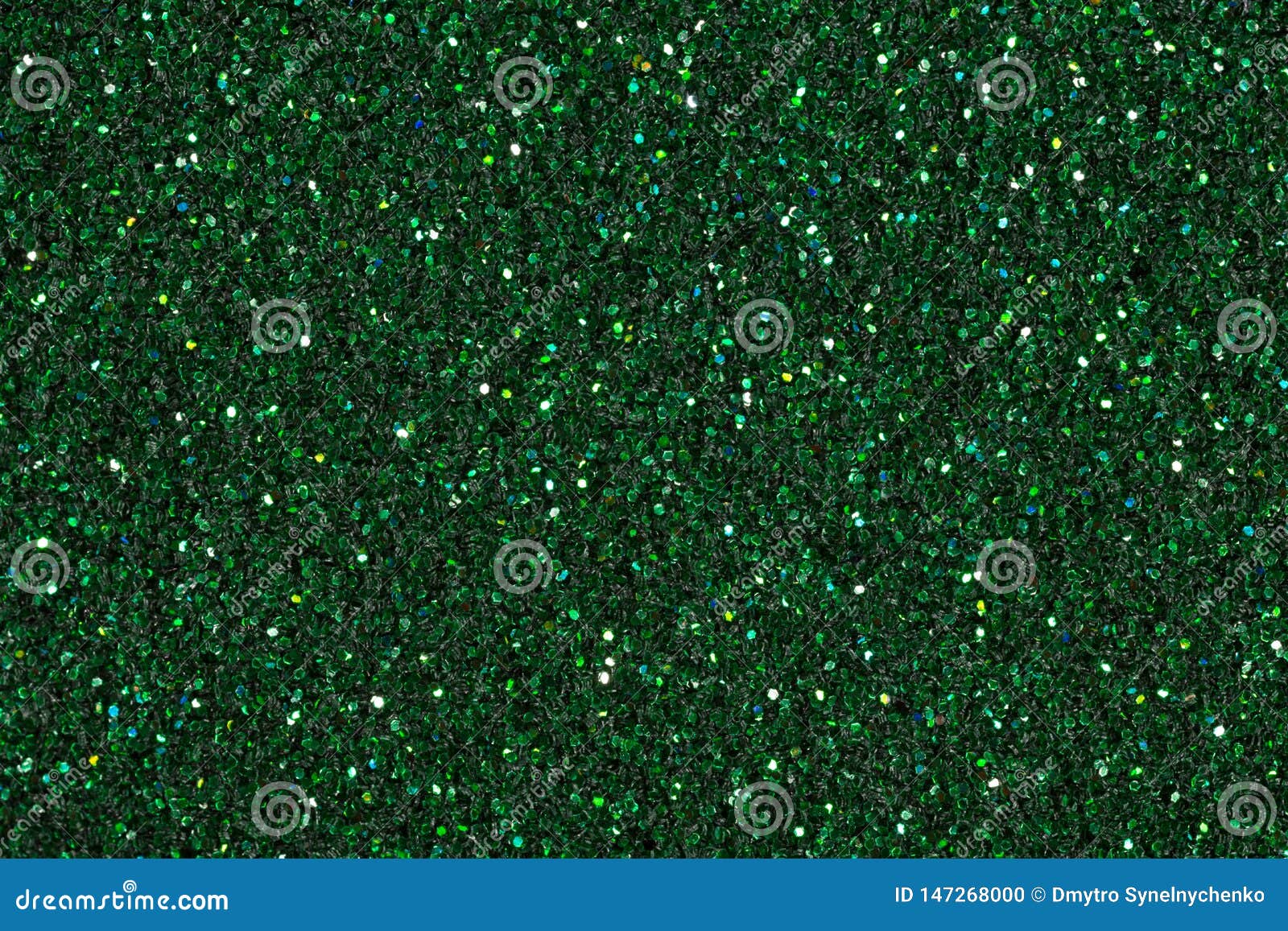 Dark Green Background with Glitter. Bright Exclusive Texture, Pattern ...