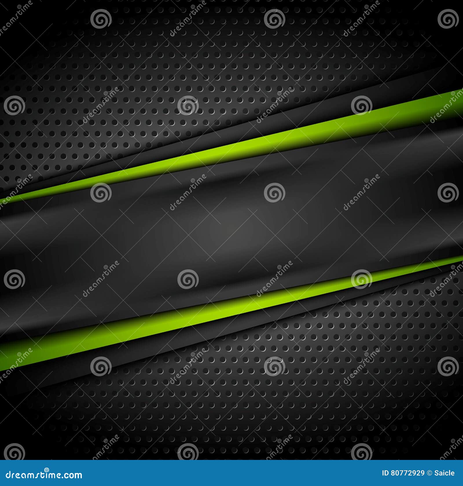 Dark Green Black Tech Abstract Background Stock Vector - Illustration ...